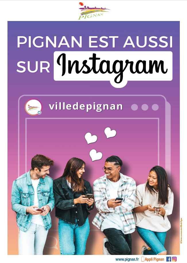 Suivez-nous sur Instagram - Pignan (34)